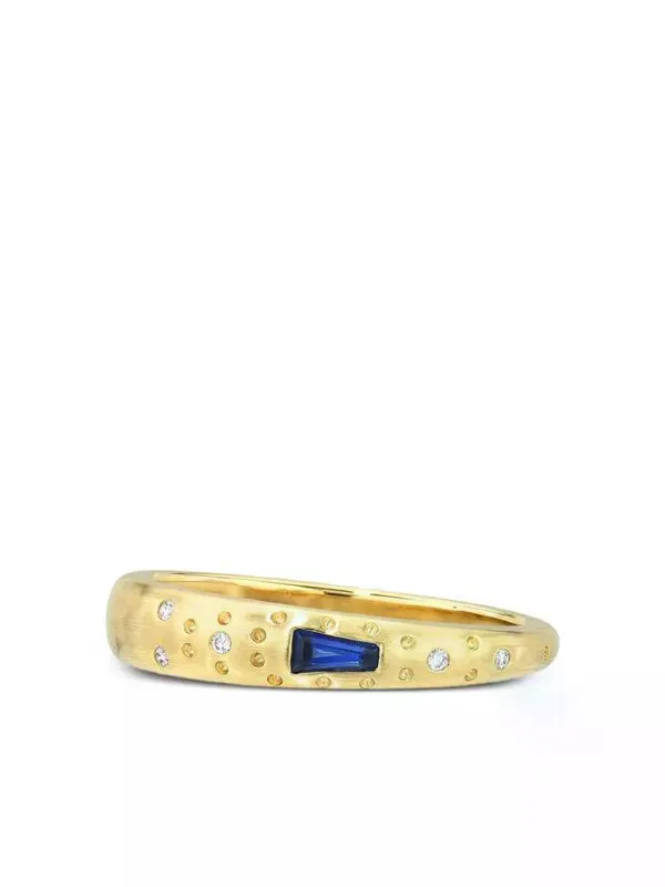 MEREDITH YOUNG 18k Yellow Blue Sapphire, And Diamond Ring - Gold
