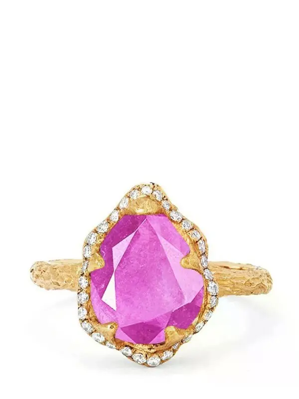 LOGAN HOLLOWELL 14kt Yellow Sapphire, And Diamond Ring - Gold