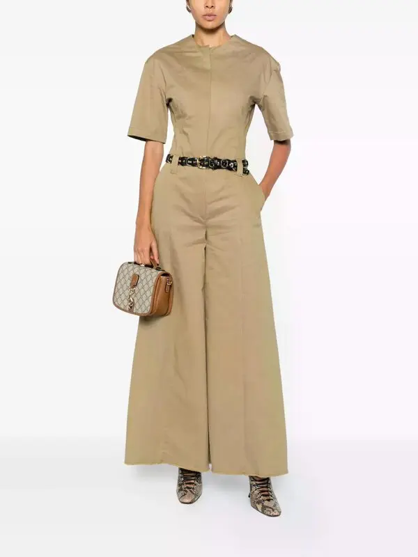 THELATEST Short-sleeve Jumpsuit