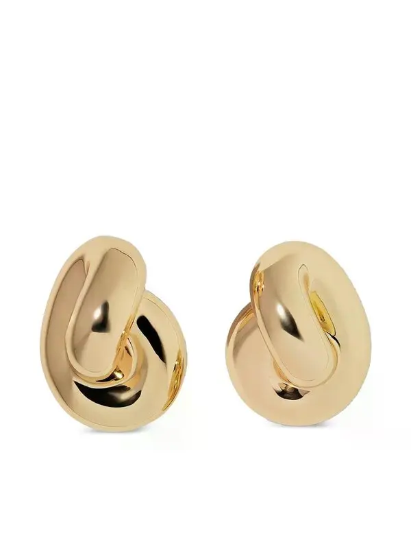 JENNIFER FISHER Knot Stud Earrings - Gold