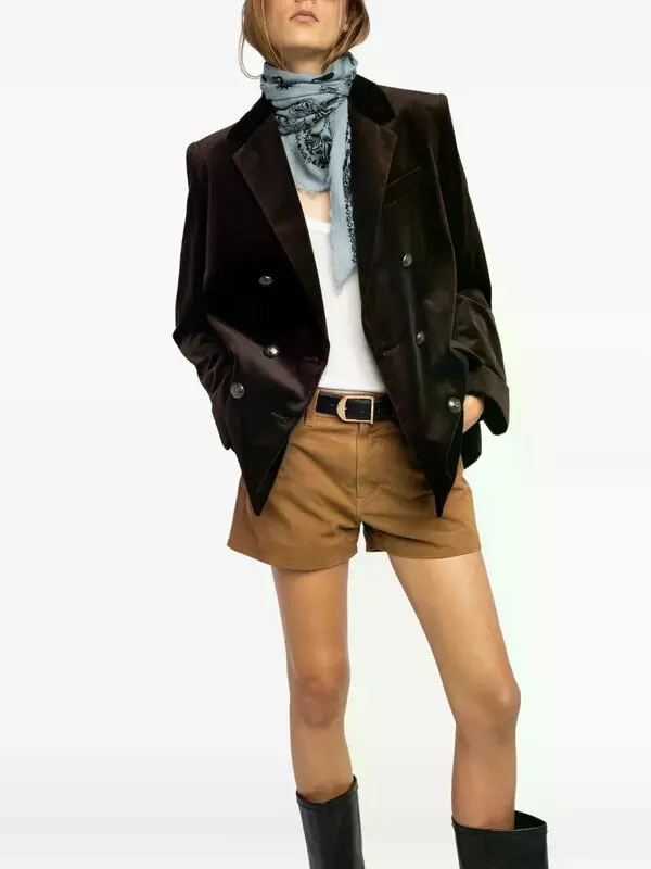 Zadig&Voltaire Nuage Bandana Scarf - Blue