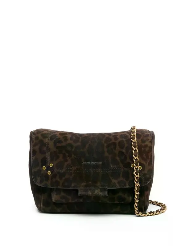 Jérôme Dreyfuss Small Lulu Leopard Print Crossbody Bag