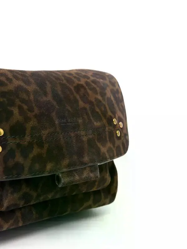Jérôme Dreyfuss Small Lulu Leopard Print Crossbody Bag
