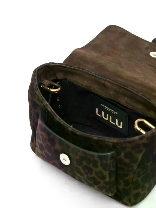 Jérôme Dreyfuss Small Lulu Leopard Print Crossbody Bag