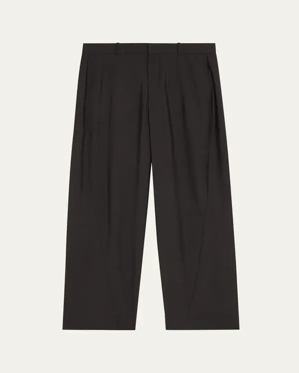 THE ROW Wool And Cashmere Mista Trousers - Brown