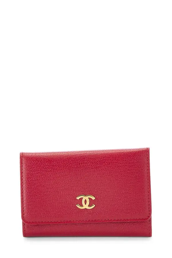 Chanel Calfskin Key Pouch - Red