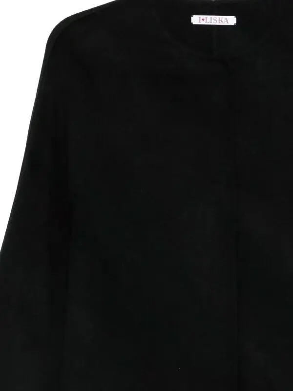 LISKA Cashmere-blend Coat - Black