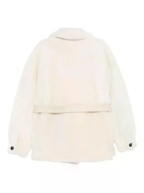 LISKA Double-breasted Belted Coat