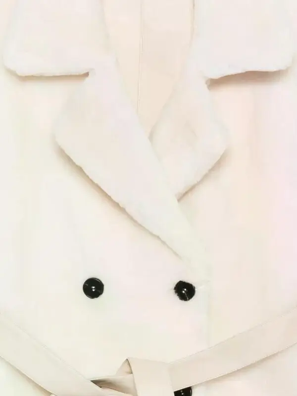 LISKA Double-breasted Belted Coat