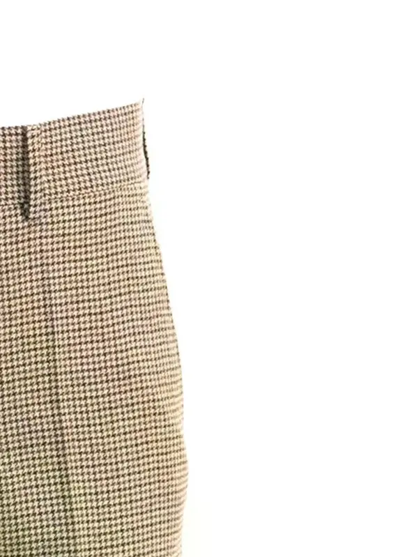 Incotex Houndstooth Cuffed Trousers