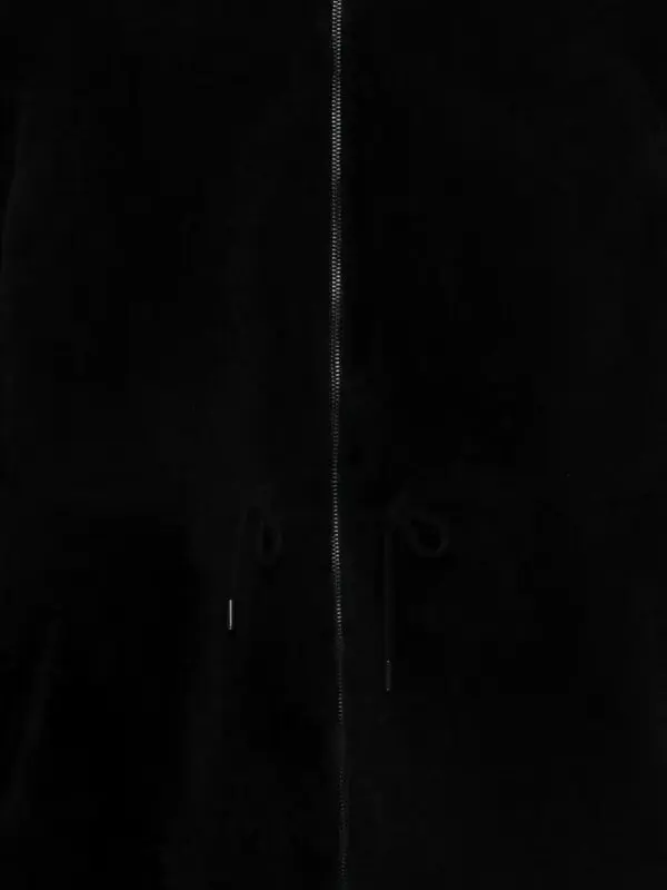 LISKA Drawstring-front Jacket - Black