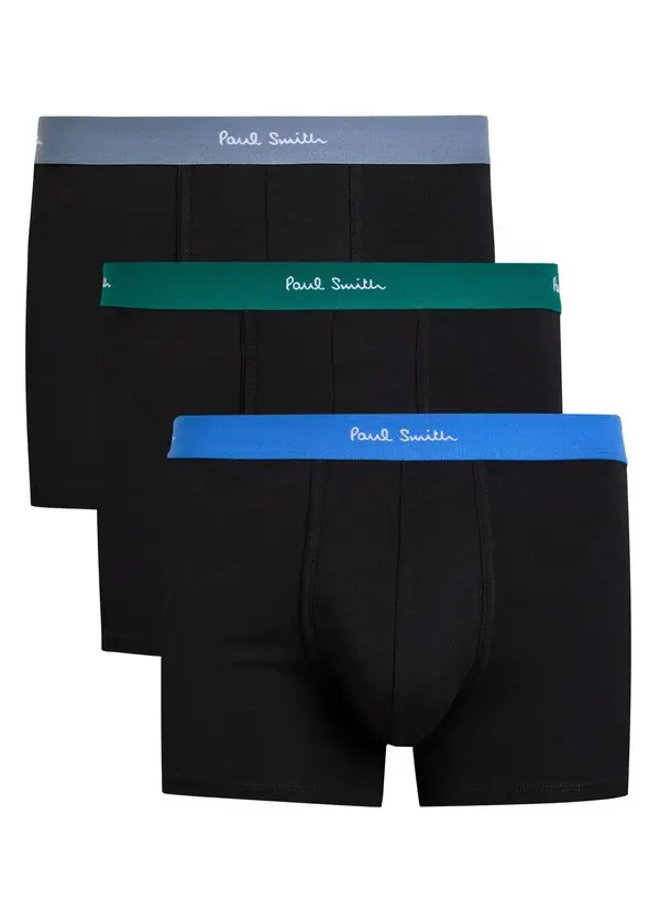 Paul Smith Stretch-cotton Trunks - Black