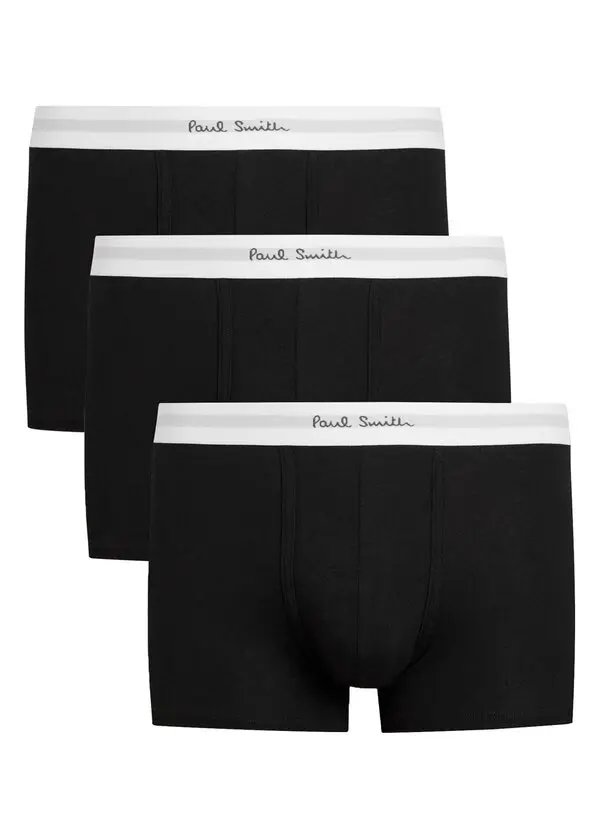 Paul Smith Stretch-cotton Trunks - Black