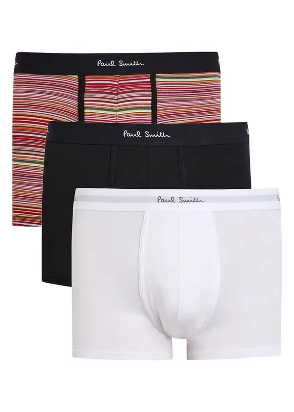 Paul Smith Stretch-cotton Trunks - Multicoloured