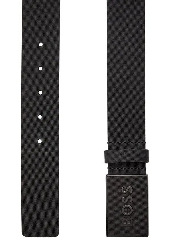 BOSS Icon Logo Leather Belt