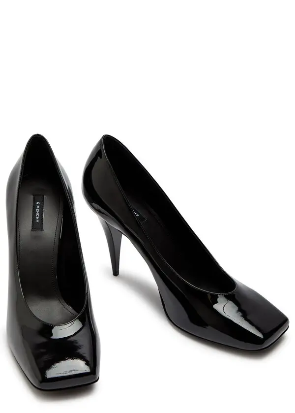 Givenchy Square-toe Patent Leather Pumps