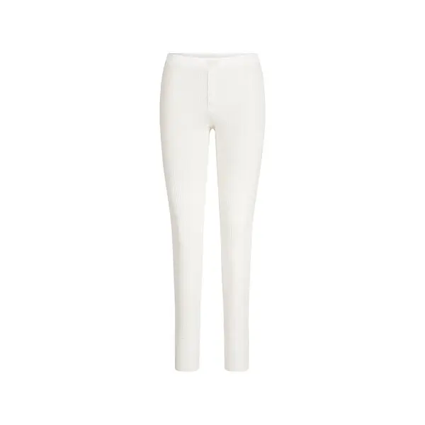 SKIMS Heavy Waffle Button-front Leggings - Ivory