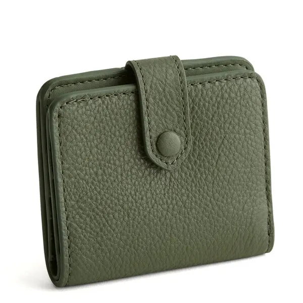 VERA BRADLEY Small Tab Wallet - Green