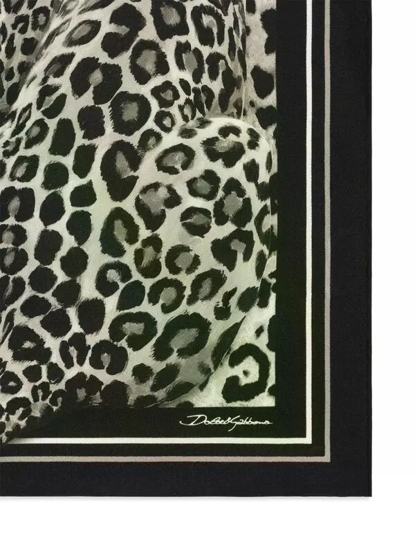 Dolce & Gabbana Leopard-print Scarf