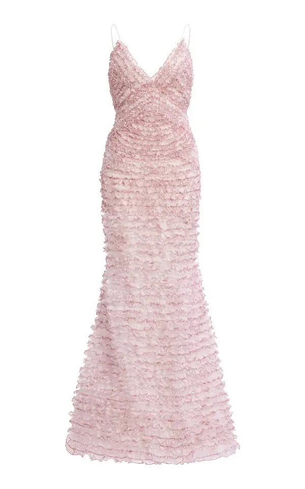 Aje Amaris Ruffled Gown