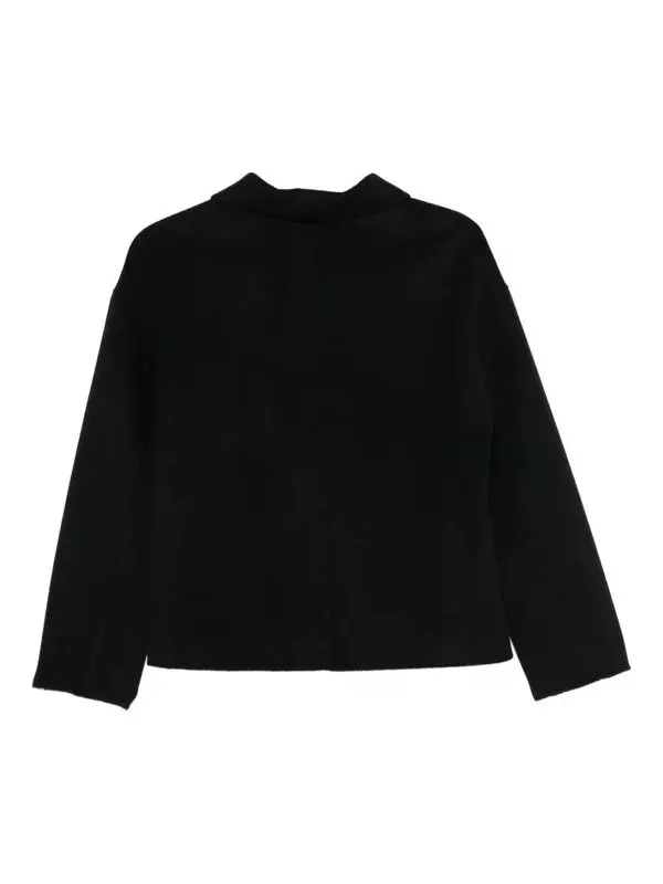 LISKA Front-button Jacket - Black