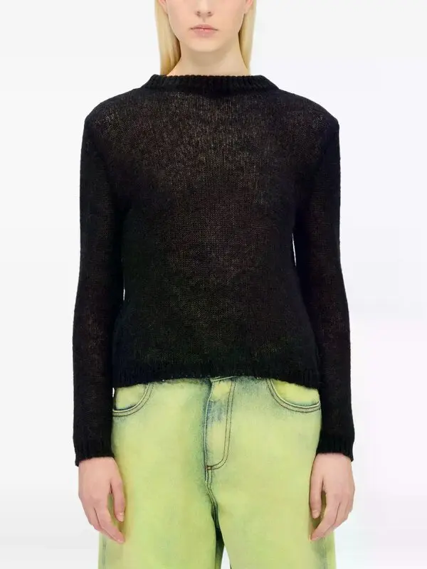 MSGM Round-neck Long-sleeve Sweater