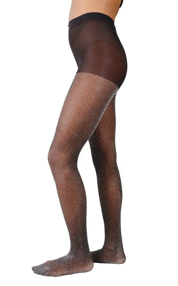 Swedish Stockings Casey Shimmery Fishnet Tights