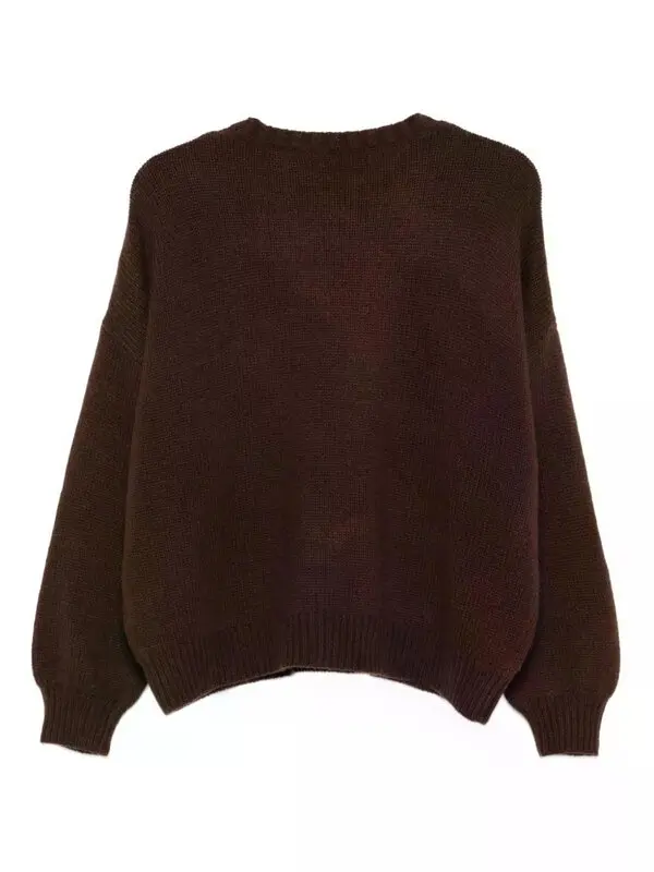LISKA Crew-neck Knitted Sweater