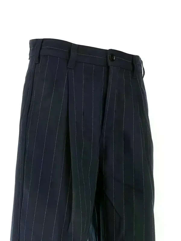 Obey Pinstripe Pleated Trousers