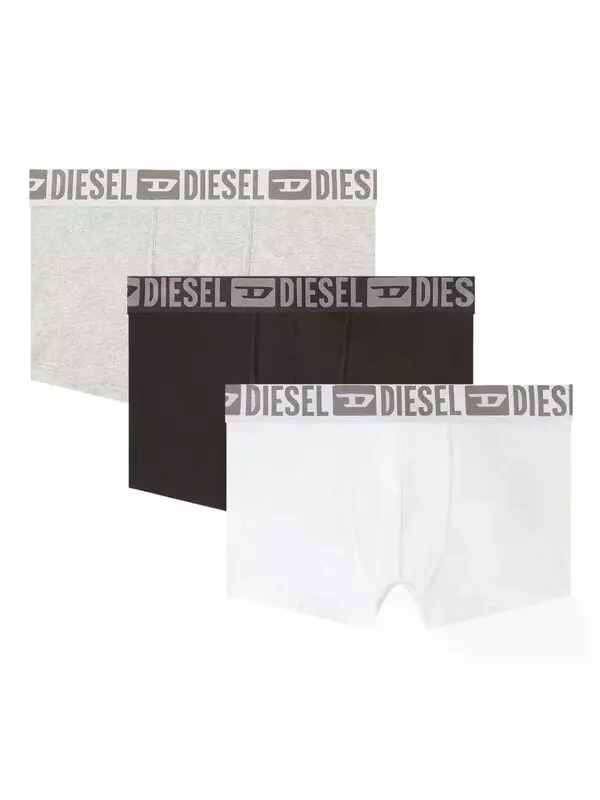 DIESEL® Mike-d-core-3pack Boxer Briefs - White