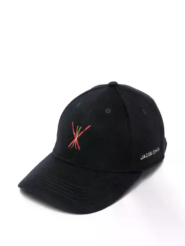 Jacob Cohen Embroidered Baseball Cap - Blue