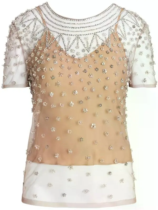 Ralph Lauren Carolinne Embellished Blouse