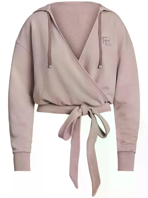 Ralph Lauren Cotton Wrap Hoodie - Pink