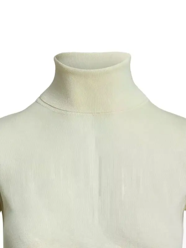 Ralph Lauren Silk Roll Neck Top