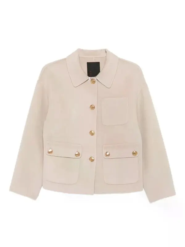 LISKA Jack Front-button Jacket - Neutrals