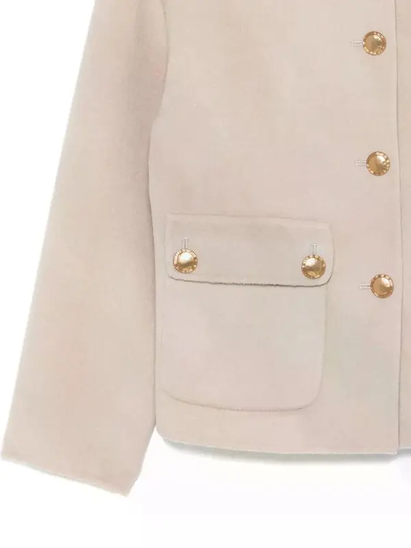 LISKA Jack Front-button Jacket - Neutrals