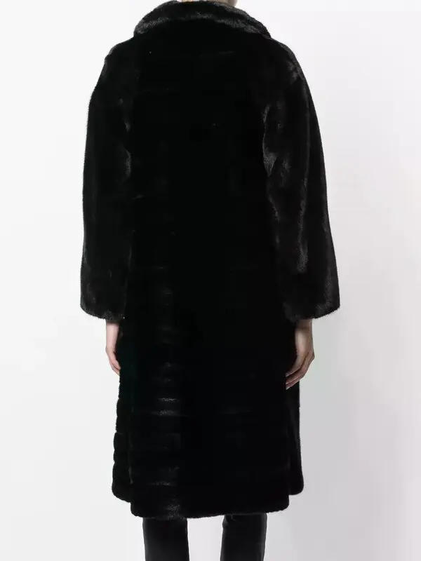 LISKA Fur Detail Coat