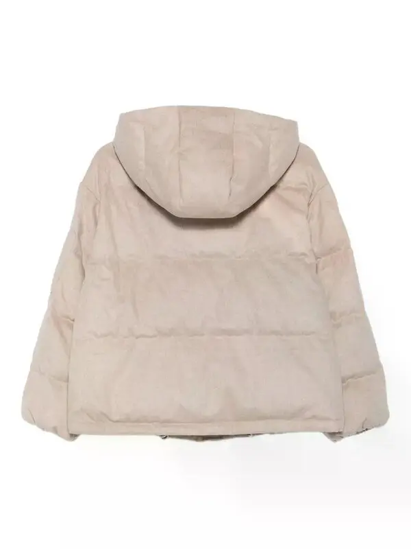 LISKA Hooded Quilted Jacket