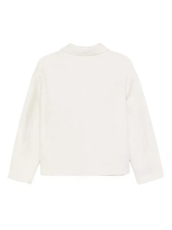 LISKA Jack Front-button Jacket - White