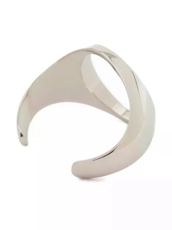 MAISON MARGIELA Cut-out Cuff Bracelet - Silver