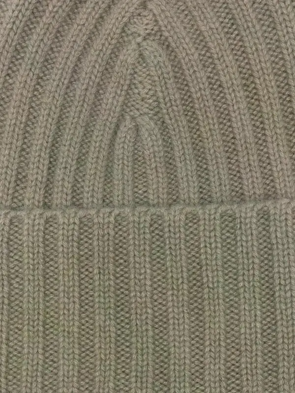 LISKA Ribbed Cashmere Beanie