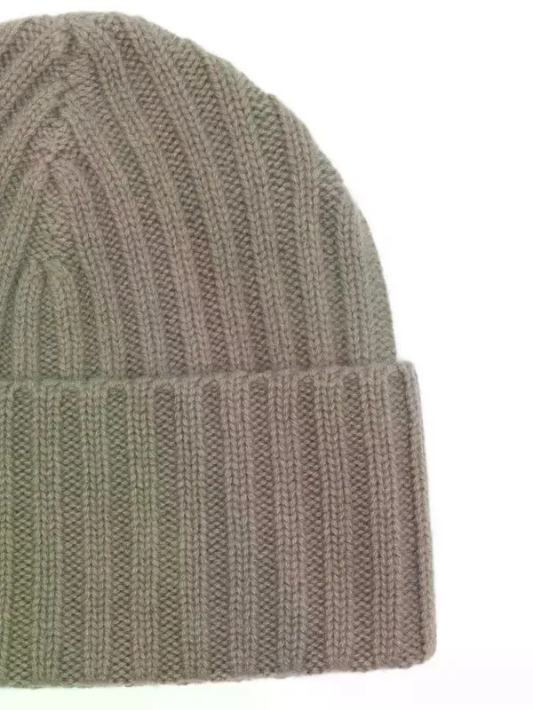 LISKA Ribbed Cashmere Beanie