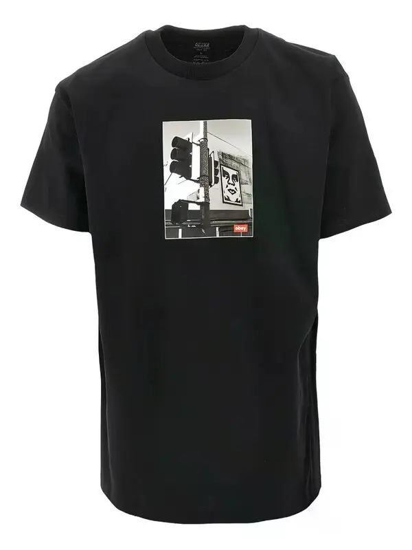 Obey Graphic T-shirt - Black