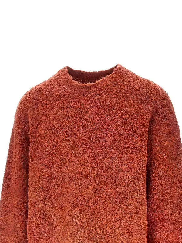 WOODBIRD Crew Neck Textured Knit Sweater