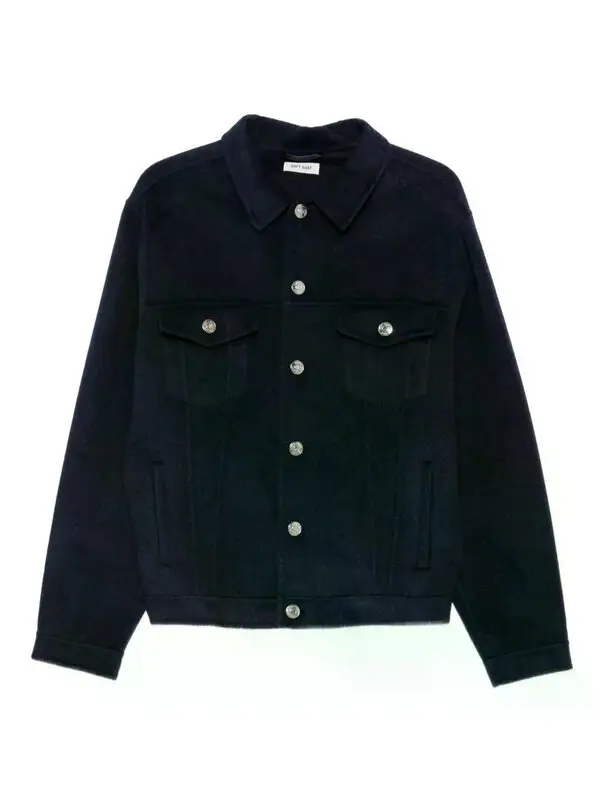 Soft Goat Buttoned Pocket Jacket