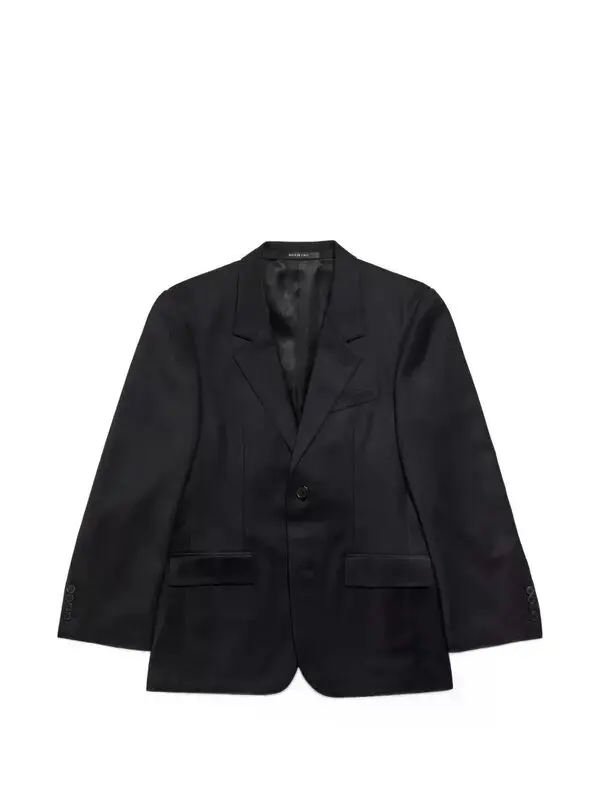Balenciaga Single-breasted Blazer - Black