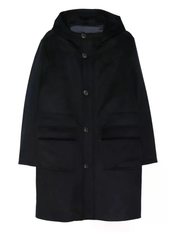 LISKA Hooded Wool Coat