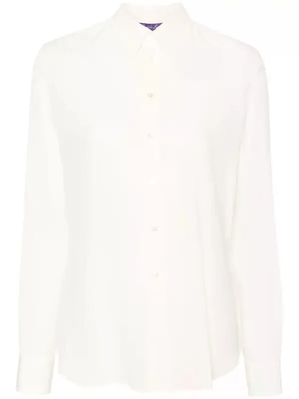 Ralph Lauren Hailey Mulberry Silk Shirt