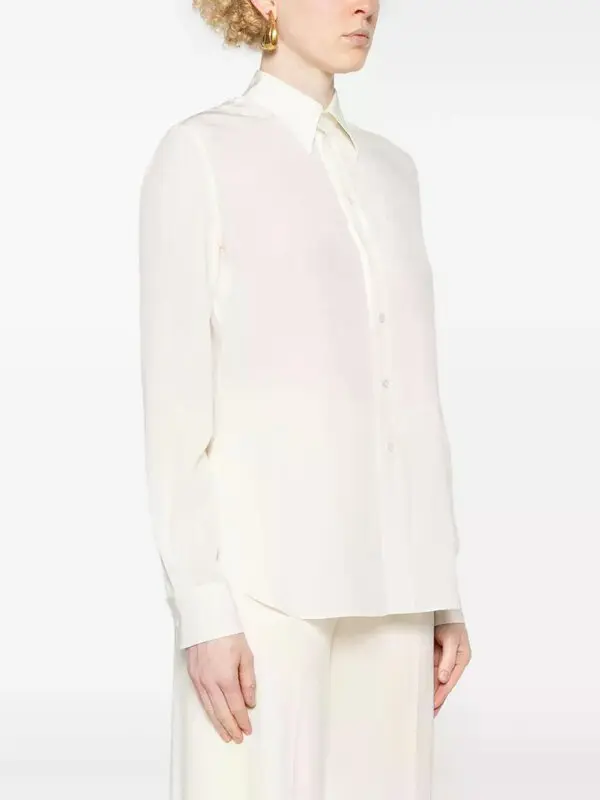 Ralph Lauren Hailey Mulberry Silk Shirt