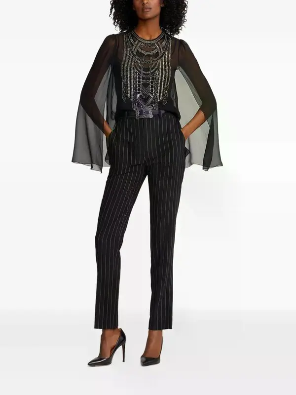 Ralph Lauren Embellished Cape Top